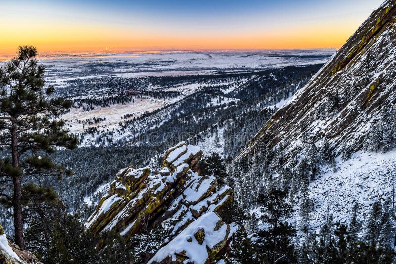 Sunrise in Phoenix, Arizona Stock Photo - Image of geology, butte ...