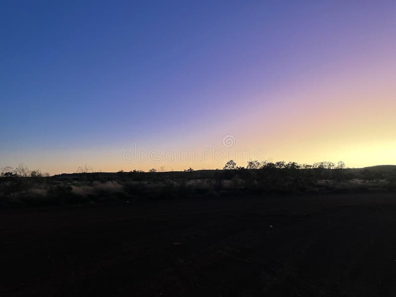 A Sunrise in the Pilbara, Western Australia Stock Photo - Image of ...