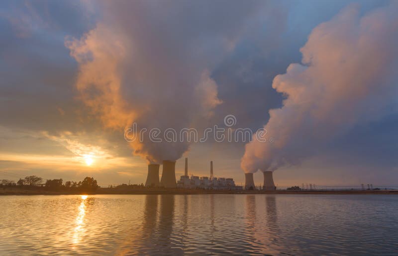 Sousse Thermal Power Plant in Tunisia Stock Image - Image of smoke ...