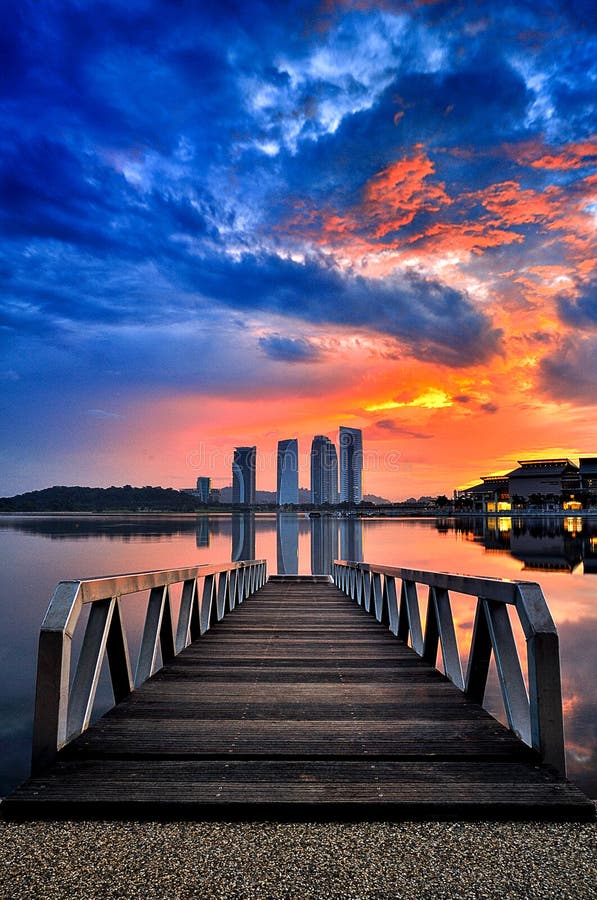 Sunrise at Pullman Putrajaya Stock Image - Image of travel, nature ...