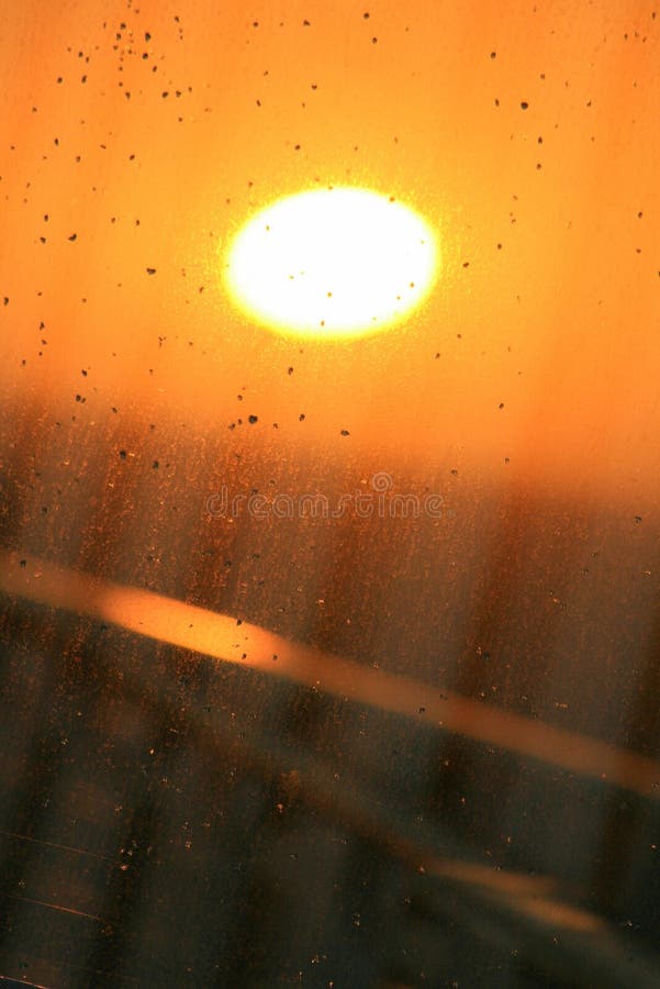 Sunrise on a rainy morning stock image. Image of water - 11682619