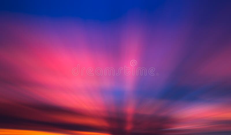 Sunrise with Rays Spilling Over a Mountain at Ouachita National Forest ...