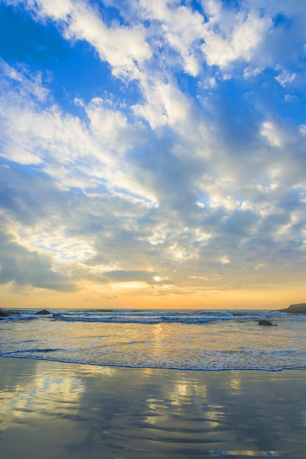 Sunrise reflection stock image. Image of ripples, sunrise - 39245363