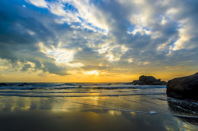 Sunrise reflection stock photo. Image of love, nature - 39245464