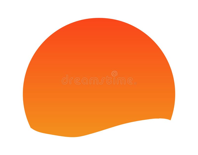 Sunrise Reflection Shape stock vector. Illustration of travel - 274724446