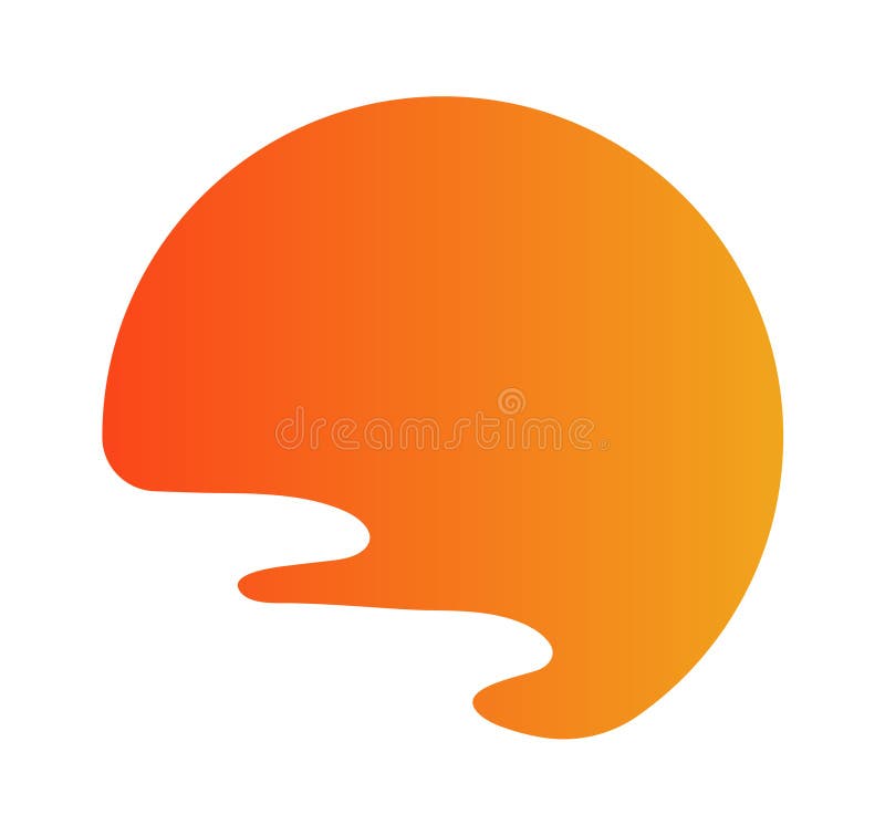 Sunrise Reflection Shape stock vector. Illustration of landscape ...