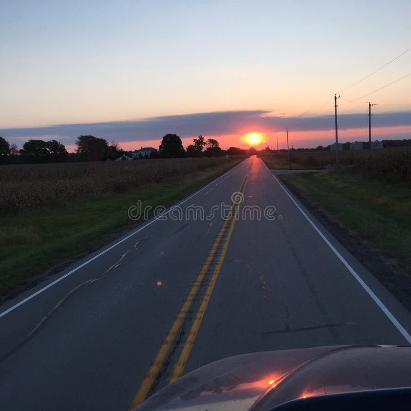 Sunrise Road, Summer Sunny Highway, Journey Landscape, Way To Sunlight ...