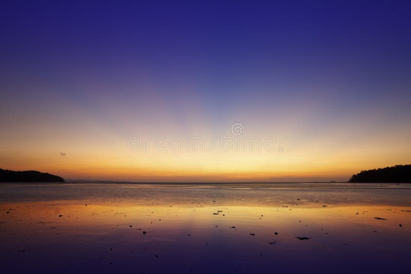 Sunrise scene stock photo. Image of island, scenic, beach - 23330292