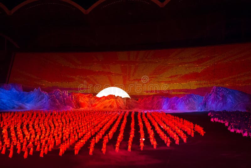 Arirang Mass Games 2011 in DPRK Editorial Photo - Image of coordination ...