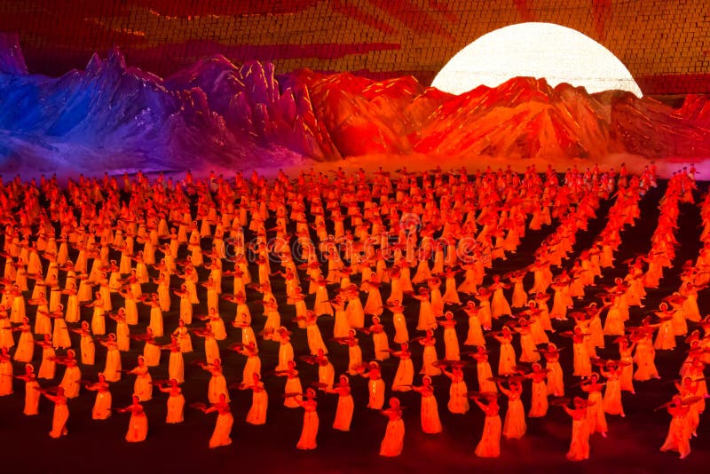 Arirang Mass Games 2011 in DPRK Editorial Photo - Image of coordination ...