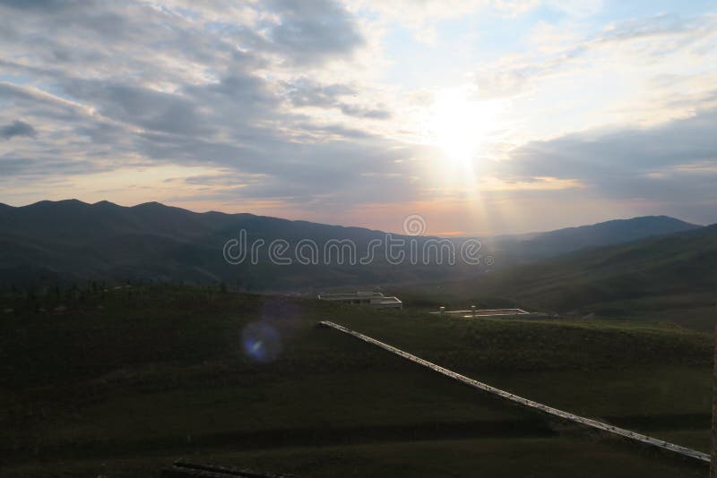 Sunrise in Shahdagh Mountain Resort, Azerbaijan Stock Photo - Image of ...