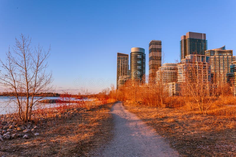 Sunrise at Sheldon Lookout Toronto Stock Photo - Image of plant, canada ...
