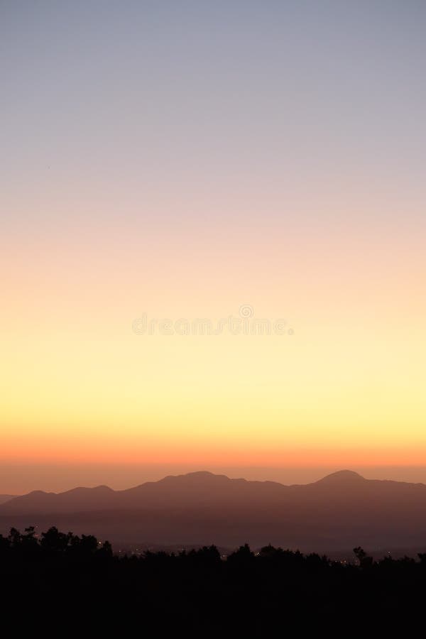 Sunrise sky and mountain stock photo. Image of colorful - 230917562