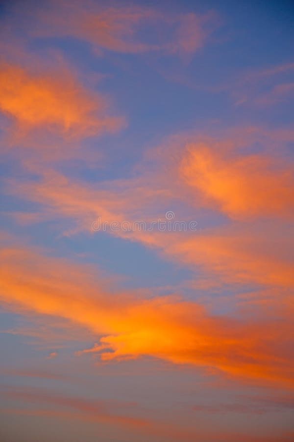The Sunrise in Soft Clouds and Abstract Background Stock Image - Image ...