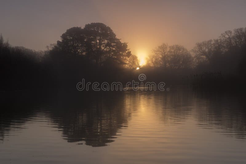 Sunrise Southampton Common stock photo. Image of atmosphere - 96991004