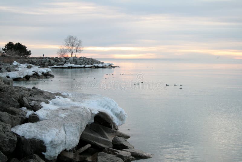 Sunrise at Spring stock image. Image of landscape, reflection - 8211369