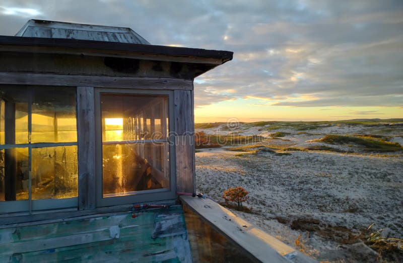 Cape Cod Dory Reflection stock image. Image of sunrise - 1599947