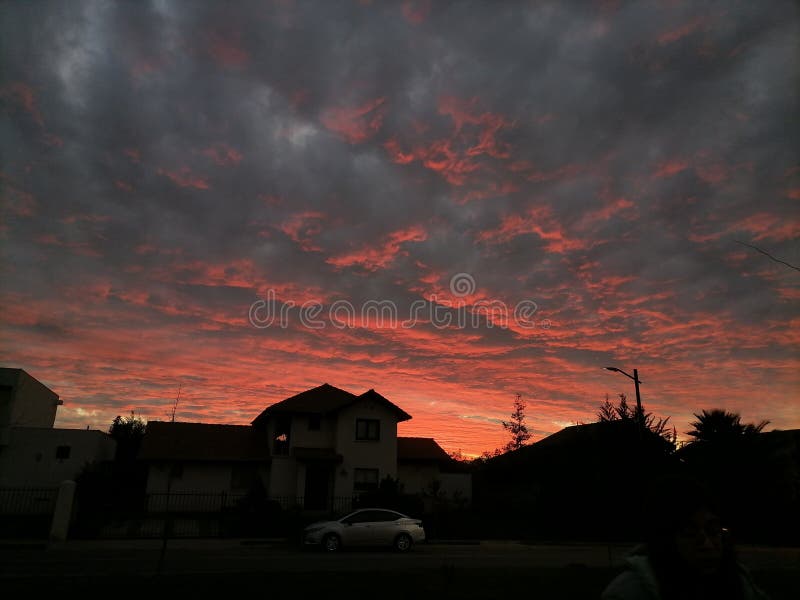 Sunrise in Machali Chile stock photo. Image of skies - 331031258