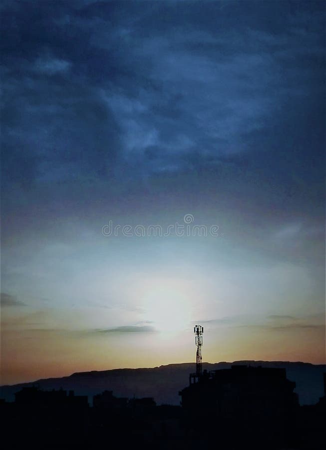 Sunrise stock image. Image of natural, afternon, view - 88721619