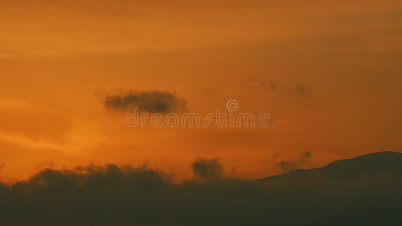 Sunrise. Sun Rising Behind the Mountain. Dramatic Sunrise Sky Over ...