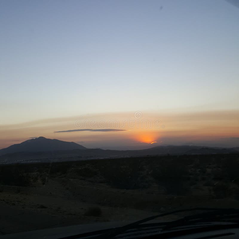 Sunrise stock photo. Image of barstow, california, sunrise - 119425750