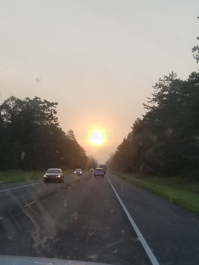 Sunrise stock photo. Image of morning, good, road, ontheroad - 132930446