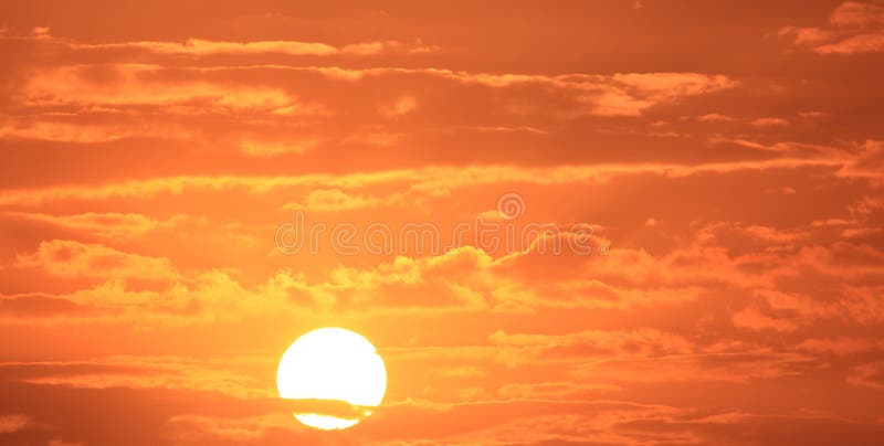 Sunrise with red sky stock image. Image of nature, solar - 29726413