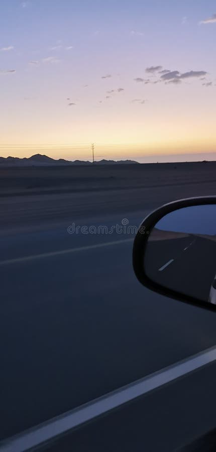 Sunrise and Sunset of the Sun in Saudi Arabia Stock Photo - Image of ...