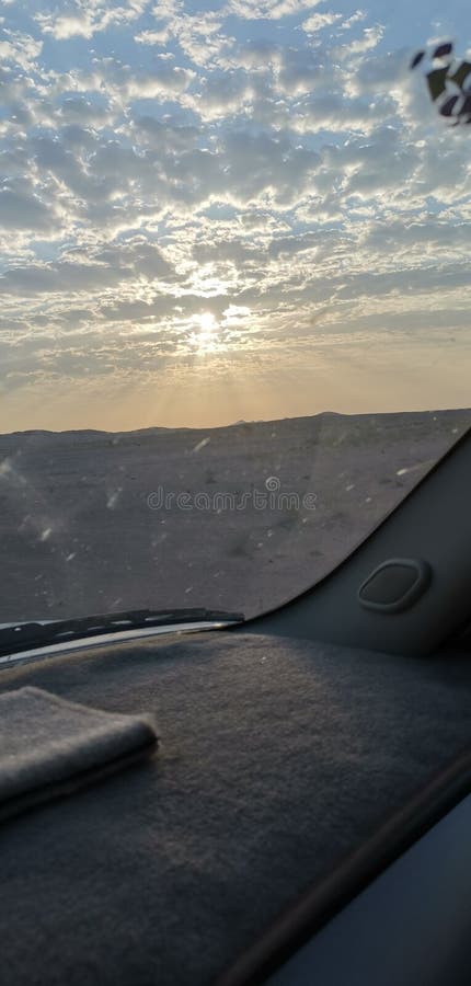 Sunrise and Sunset of the Sun in Saudi Arabia Stock Photo - Image of ...
