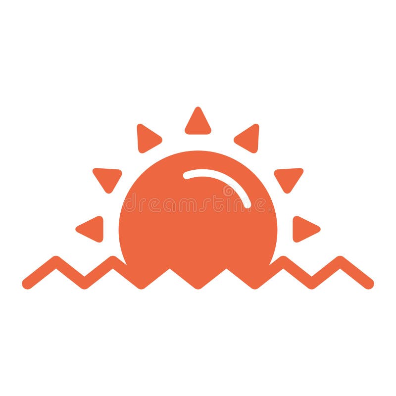 Sunrise. Vector Illustration Decorative Design Stock Vector ...