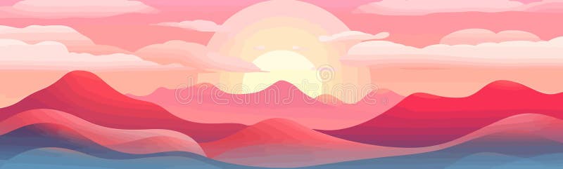 Sunrise Vector Simple 3d Smooth Cut and Paste White Isolated ...