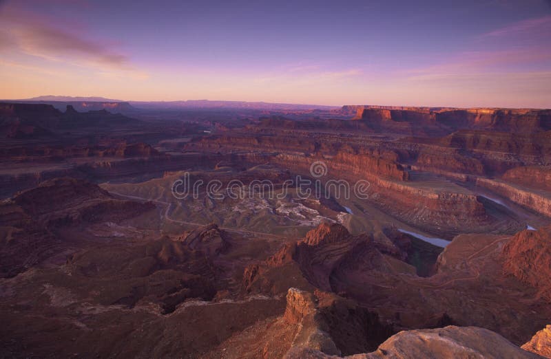 Sunrise View of Canyonlands National Park in Utah Stock Photo - Image ...