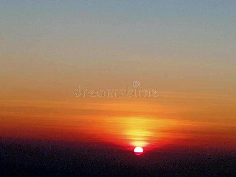 Sunrise View in the Early Hours of a Day Stock Image - Image of evening ...
