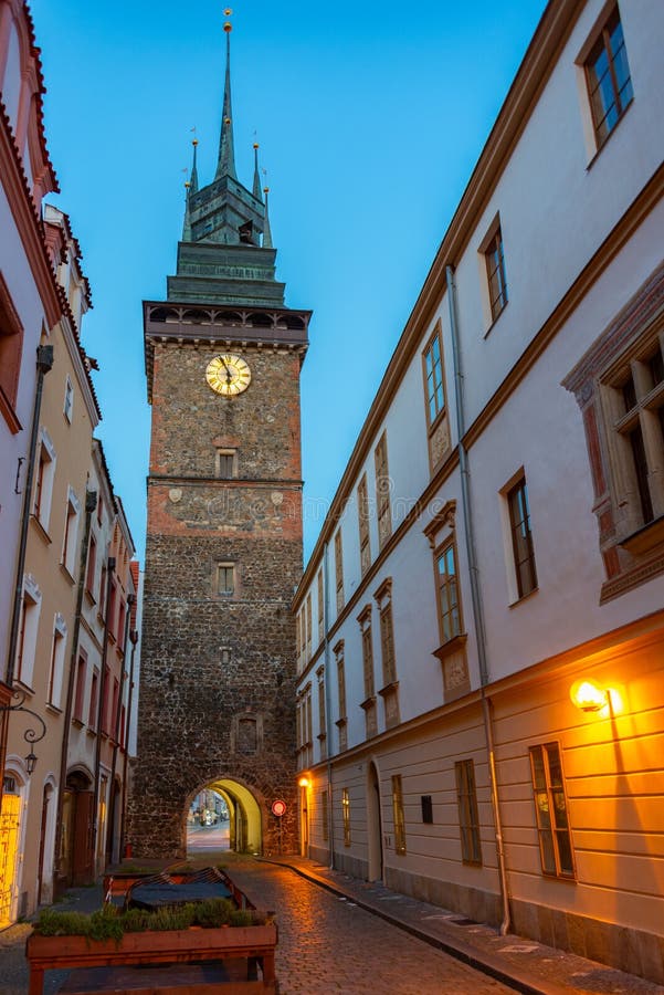 Sunrise View of Green Gate in Pardubice, Czech Republic Stock Photo ...