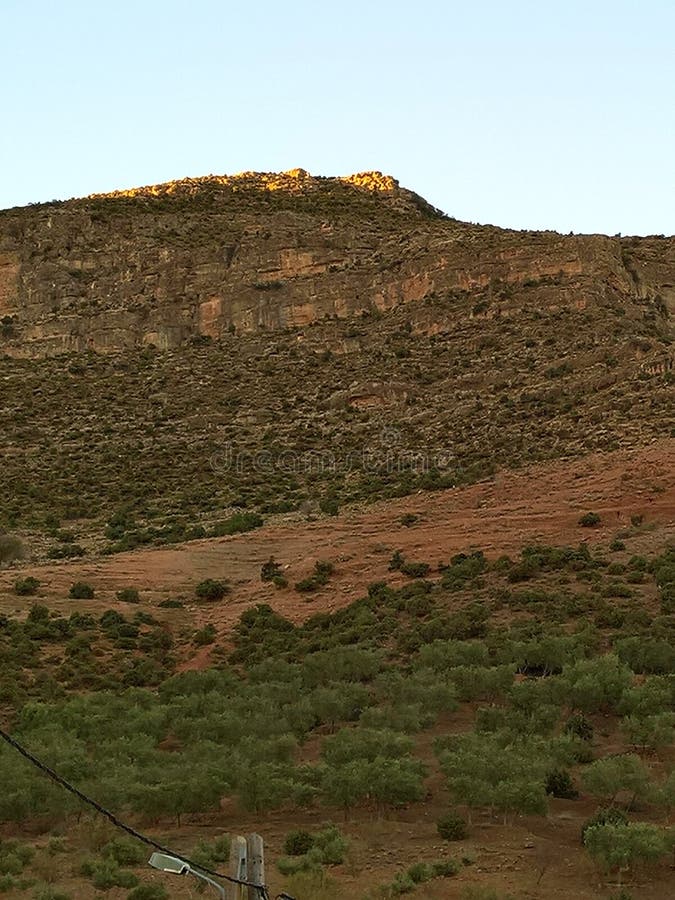 Sunrise stock image. Image of rechida, guercif, view - 96732371