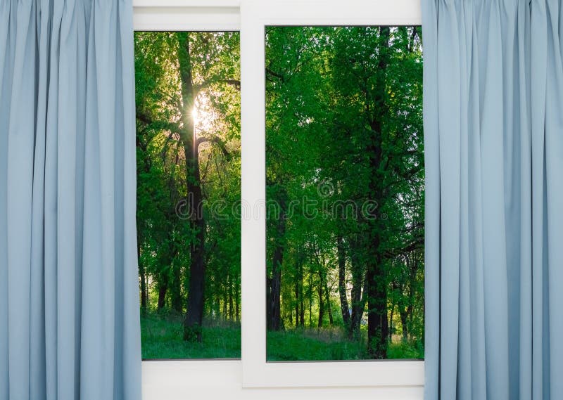 Sunrise View from the Window Stock Image - Image of house, awake: 63992923