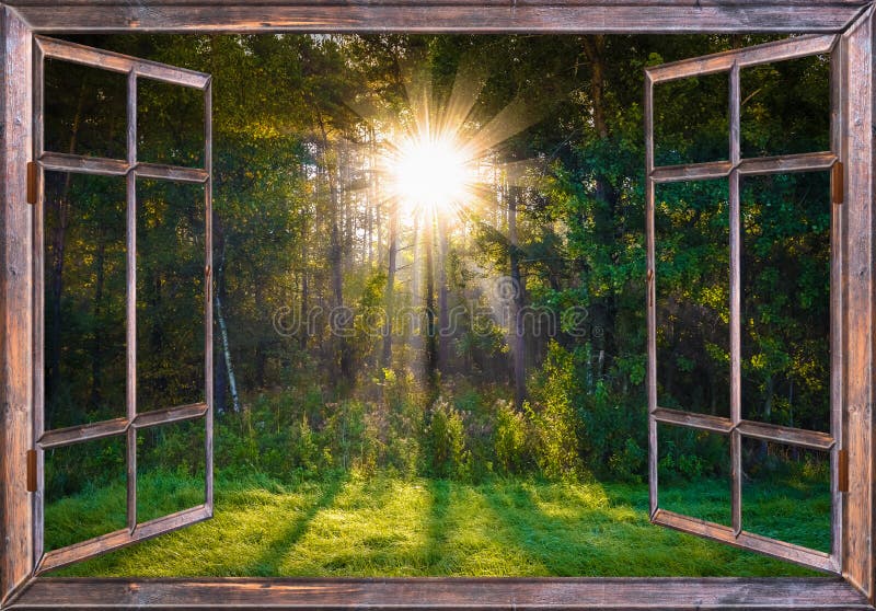 Sunrise View from the Window Stock Image - Image of outside, beautiful ... Sunrise View from the Window Stock Image - Image of outside, beautiful ...