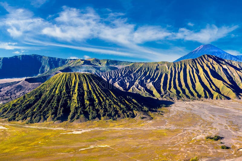 Sunrise at Volcano Bromo, Java Stock Image - Image of bromo, island ...
