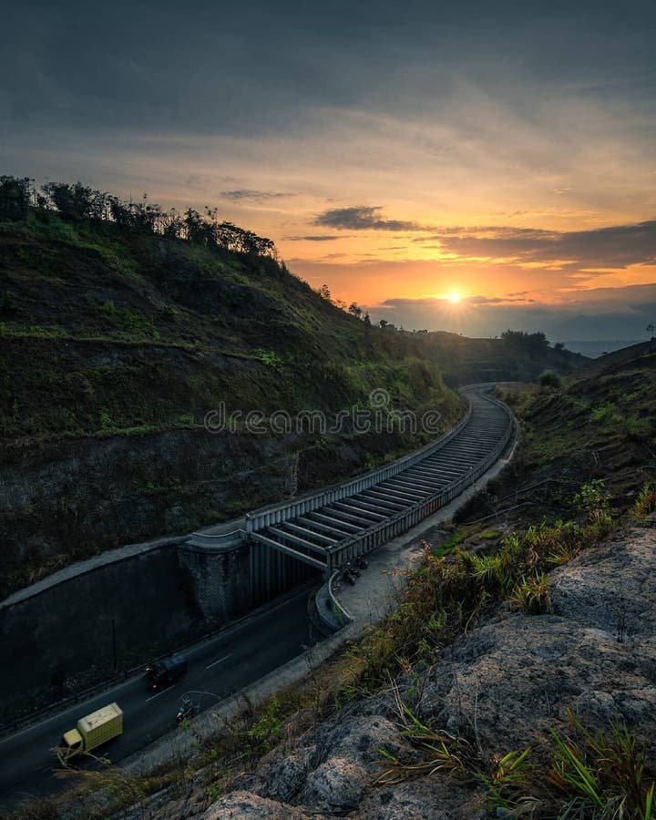 Sunrises Nightride West Java Stock Image - Image of java, beauty: 225862835