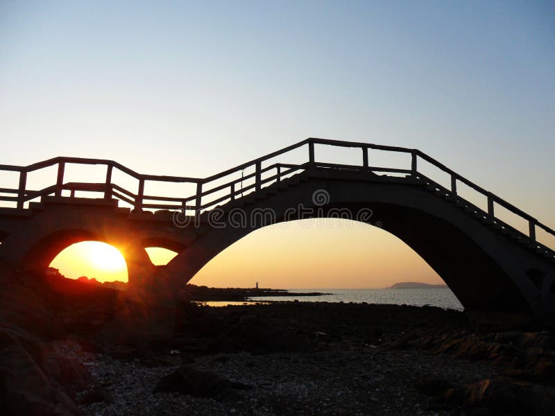 Sunrises over the see stock image. Image of beach, wallpaper - 23991017