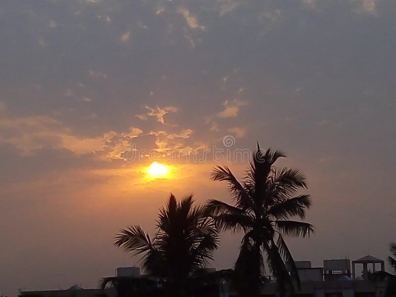 Sunrisising in the Very Early Morning Photos Stock Photo - Image of ...