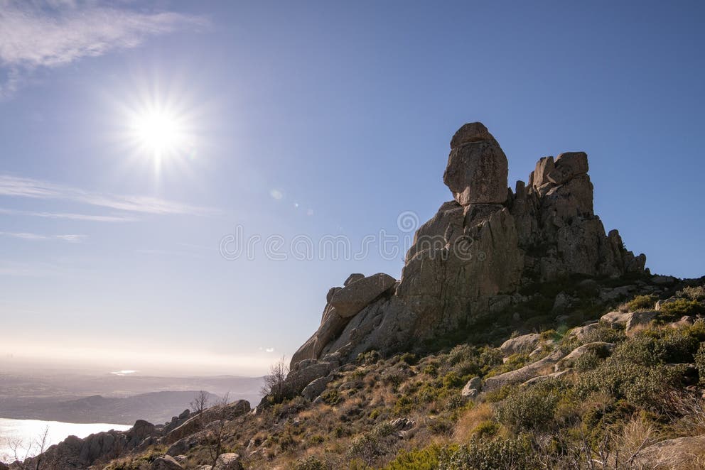 Sunrock stock photo. Image of sunrock, terrain, cloud - 206168666