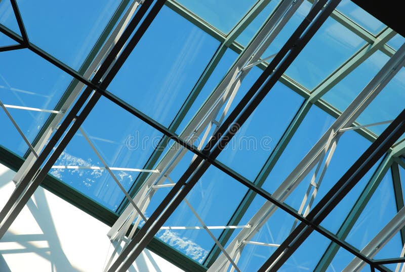 Glass Roof stock image. Image of bright, conservatory - 16154601