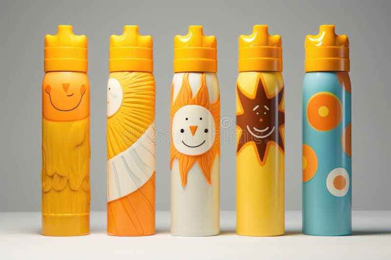 Sunscreen Bottles with Various Spf Levels Stock Image - Image of rays ... Sunscreen Bottles with Various Spf Levels Stock Image - Image of rays ...