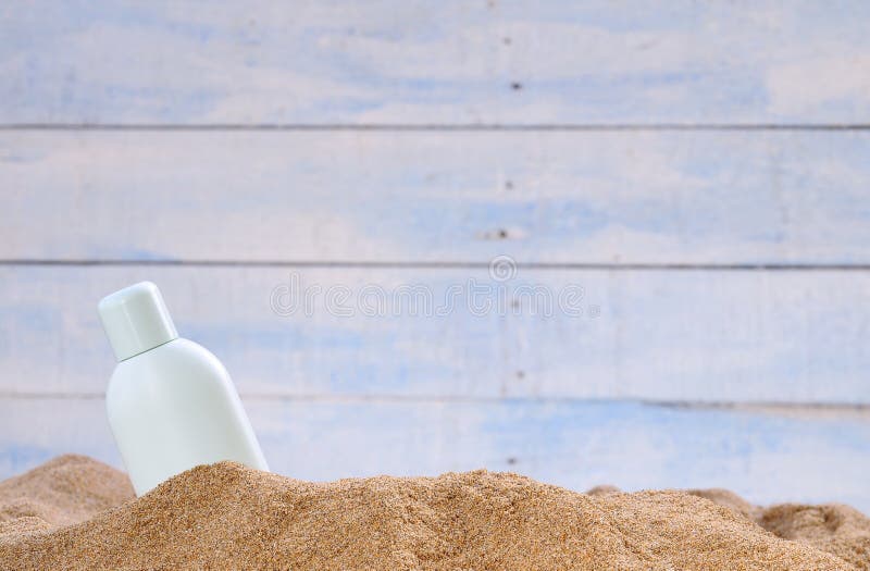 Sunscreen. stock photo. Image of sunbathing, sand, summer - 53253118