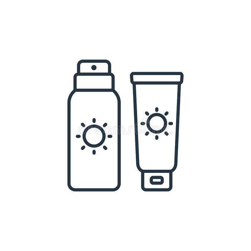 Outline Sunscreen Stock Illustrations – 2,911 Outline Sunscreen Stock ...