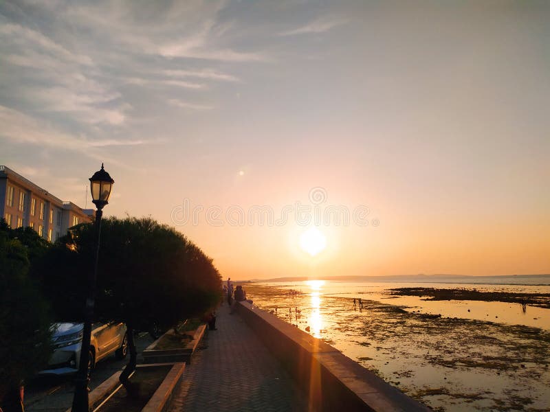 Sunsed Reflection Afternoon Beach Photo Stock Image - Image of sunsed ...