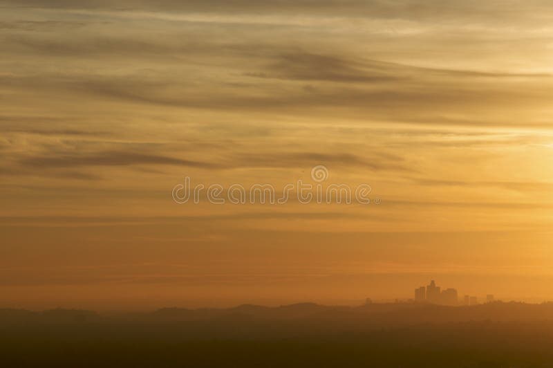 Sunset stock photo. Image of horizon, haze, sunset, evening - 13147442