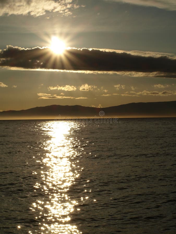 Mystic sunset II stock image. Image of watch, observe, night - 35753