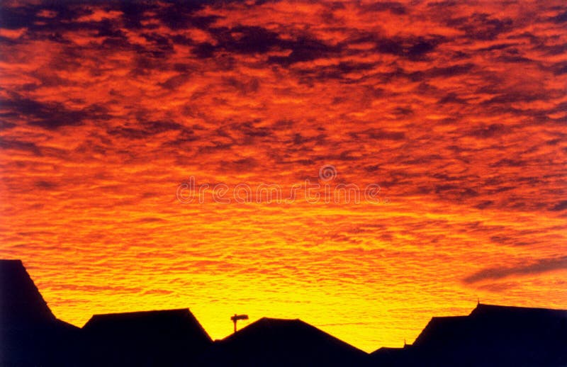 January sunset stock image. Image of sunset, fire, sunrise - 77247